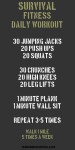Survival Fitness – A Daily Workout Routine | Year Zero Survival ...